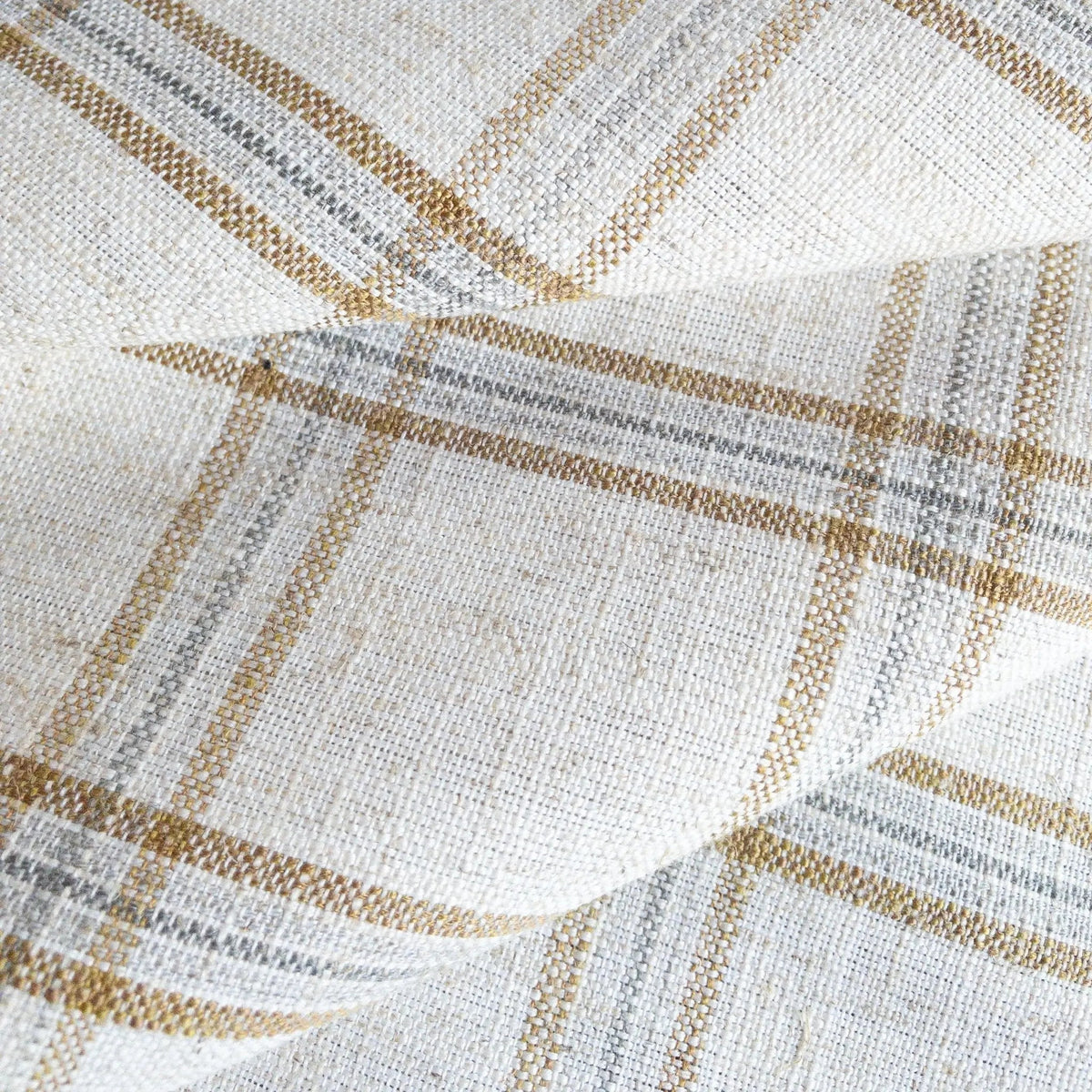 Beige Plaid Fabric - Cason Sandstone Windowpane Upholstery Fabric ...